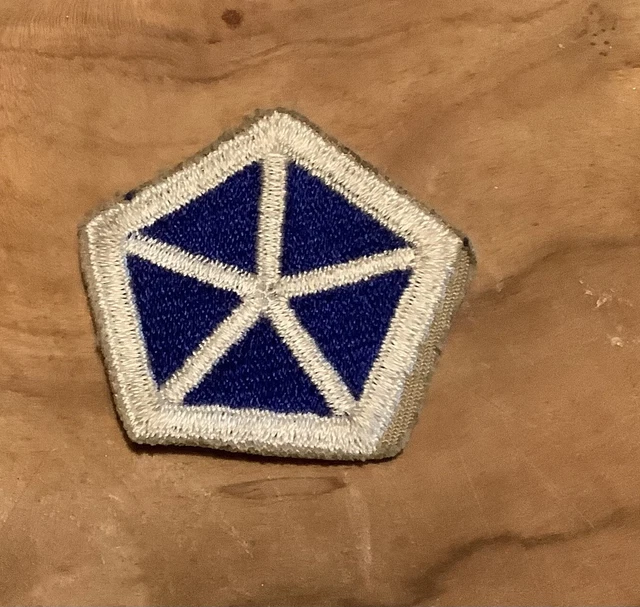 INSIGNE TISSU US ARMY 5th ARMY CORPS 100% ORIGINAL WW2 EUR 12,00 ...