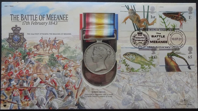 BATTLE OF MEEANEE replica Scinde Medal - Benham LWF-7 £14.99 - PicClick UK