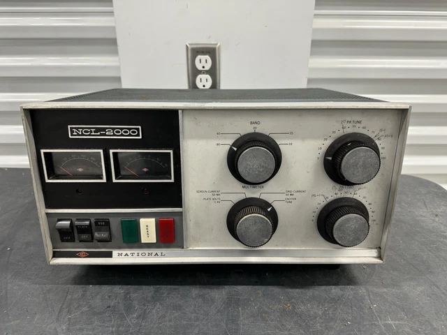 NATIONAL NCL-2000 HF Amplifier 10-80 Meters $760.42 - PicClick CA