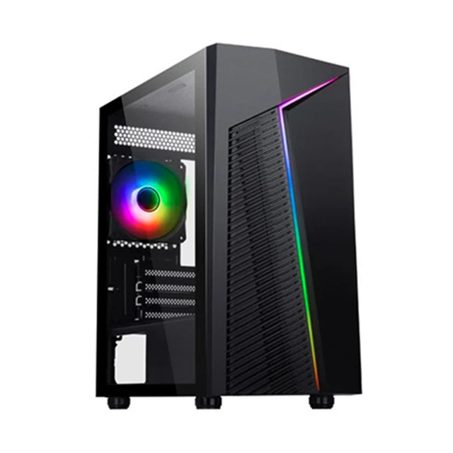 CIT ALPHA MICRO-ATX Gaming Case With Window - Black £43.75 - PicClick UK