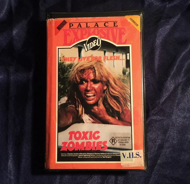 *TOXIC ZOMBIES VHS PALACE EXPLOSIVE cult 80s horror SUPER RARE aka ...