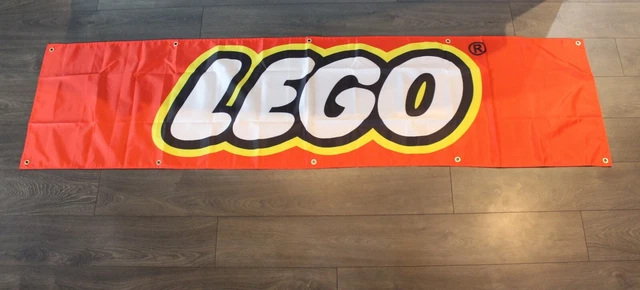 LEGO BANNER FLAG Big 2x8 feet Toy Toys Store Legos Construction XZ £12. ...