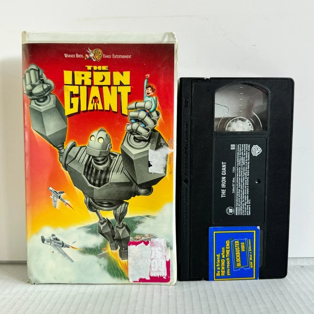 THE IRON GIANT (1999) Eli Marienthal, Vin Diesel Animation Sci-Fi VHS ...