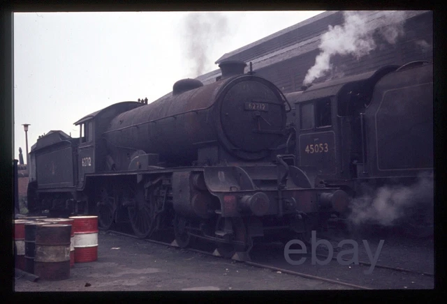 ORIGINAL 35MM SLIDE- ex LNER 'Shire' 62912 'Morayshire' at Dalry Road ...