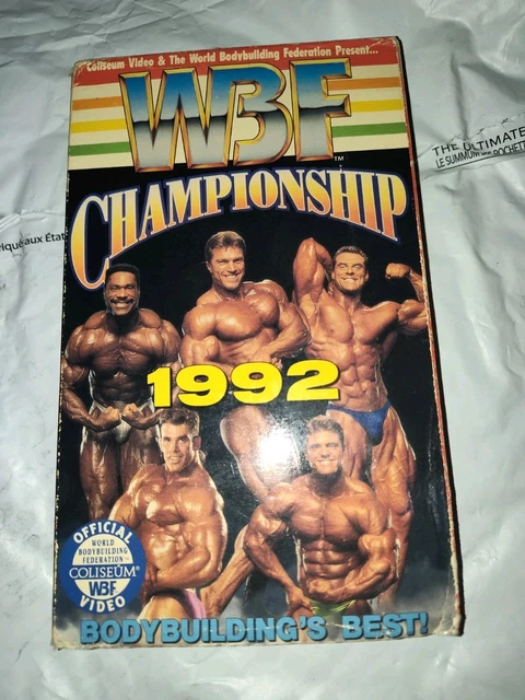 WBF CHAMPIONSHIP 1992 VHS Tape Coliseum Video VHS BB502 Bodybuilding ...