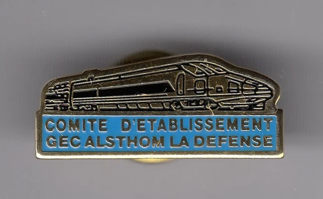 RARE PIN'S PINS.. Train Railways Sncf Tgv Engine Gec Alsthom La Defense 92 ~Es £5.12 - PicClick UK