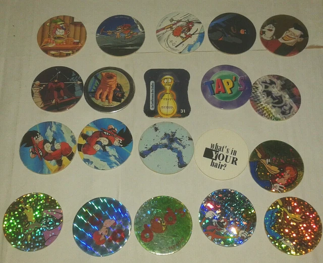 20 DIFFÉRENTES POG batman belin tex avery dragon ball z no pog WPF ...