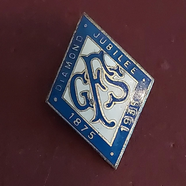 PRE WW2 GFS Girls Friendly Society Diamond Jubilee 1875 to 1935 Badge £ ...