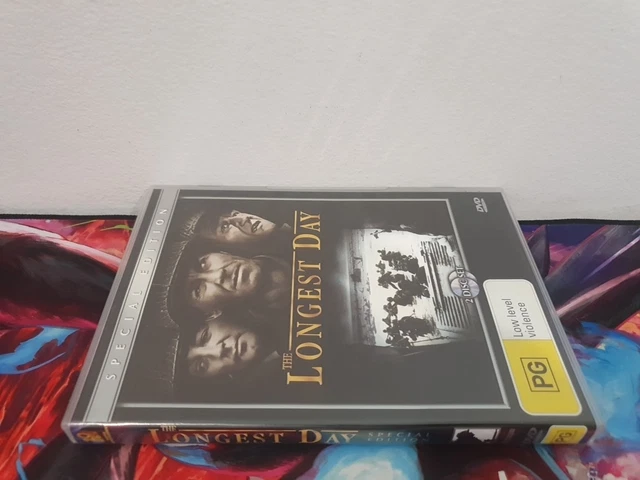 THE LONGEST DAY (DVD, 1962) 🍿 John Wayne, Henry Fonda & Sean Connery ...