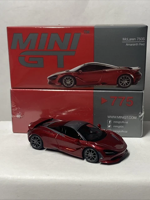 MINI GT 1/64 🇫🇷 McLaren 750S Amaranth Red #775 EUR 22,95 - PicClick FR