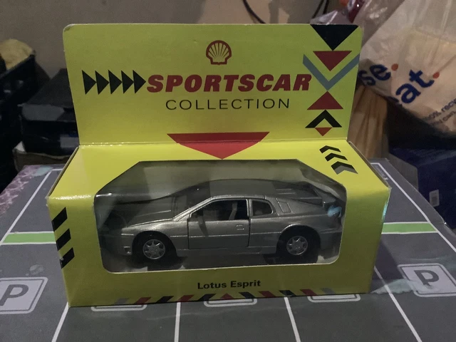 SHELL SPORTSCAR COLLECTION Model Car - Lotus Esprit Silver Boxed (bx3 ...