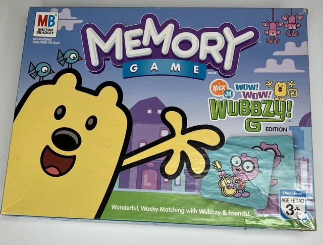 WOW WOW WUBBZY Memory Game Nick Jr. Complete Set Milton Bradley £27.44 ...