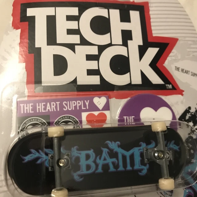 BAM MARGERA TECH Deck The Heart Supply Cky Fingerboard Vhtf New 2021 ...
