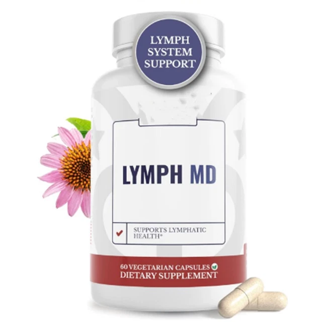 LYMPH MD LYMPHATIC Drainage Supplement Nation Health Lymph System ...