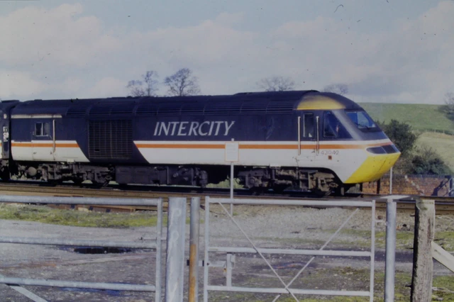 35MM RAILWAY SLIDE - Class 43 HST 43042 Power Car Deeside Area c1998 ...