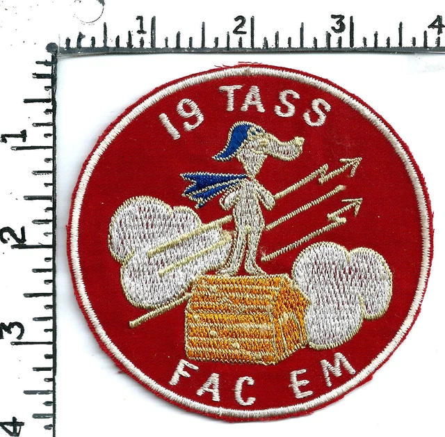 AUTHENTIC USAF PATCH (circa 1960's) 19th Tactical Air Support Squadron ...
