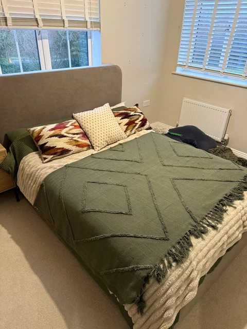 DUSK DOUBLE OTTOMAN Bed And Emma Mattress £187.90 - PicClick UK