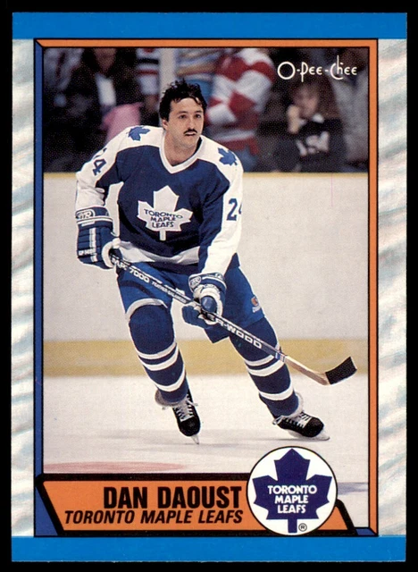 1989-90 O-PEE-CHEE DAN Daoust. Toronto Érable Leafs #277 EUR 1,90 ...