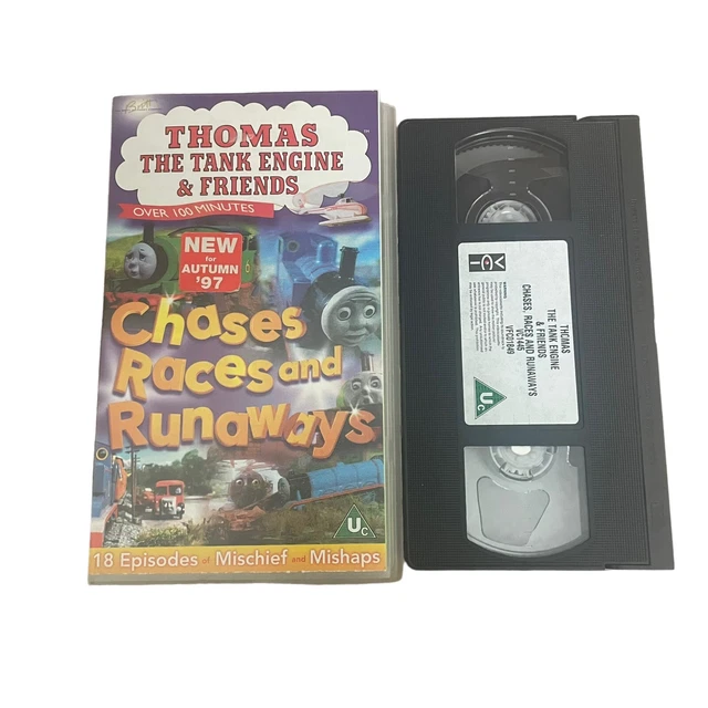 THOMAS THE TANK Engine And Friends - Chases, Races And Runaways (VHS ...