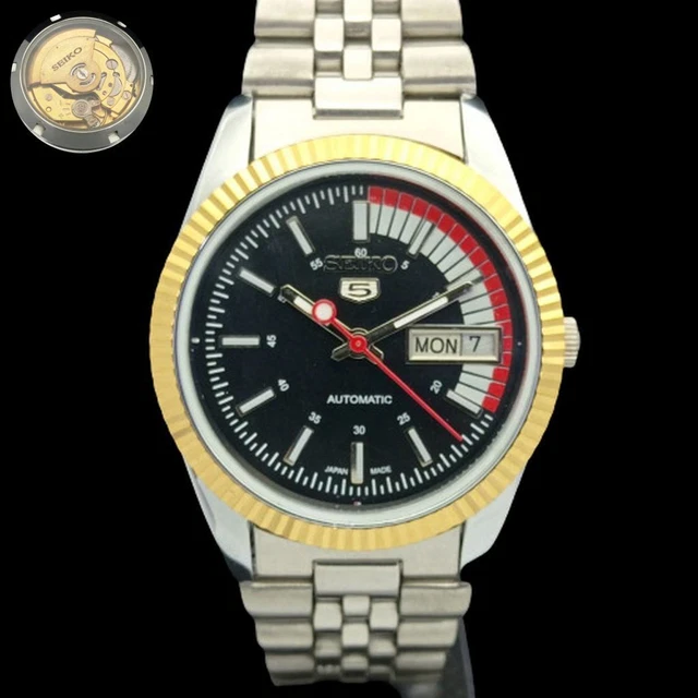 VINTAGE SEIKO TRANSPARENT BACK JAPAN MENS AUTOMATIC WATCH 575a-a304853 ...