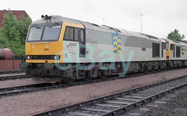 35MM RAILWAY NEGATIVE of Class 60 60053 @ Leicester Copyright to Buyer ...