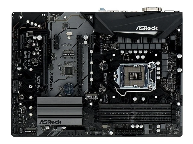 CLOSE TO ASROCK H370 Pro4 Motherboard Intel Lga 1151 Atx Memory Up 64G Supported £248.12 ...