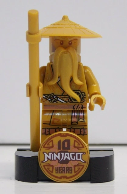 LEGO NINJAGO LEGACY Master Wu Sensei Minifigure Pearl Gold Robe 71741 ...