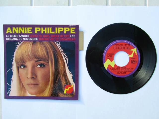 ANNIE PHILIPPE EP 45 tours 4 titres "LE MEME AMOUR" FLECHE CF 004 NEUF ...