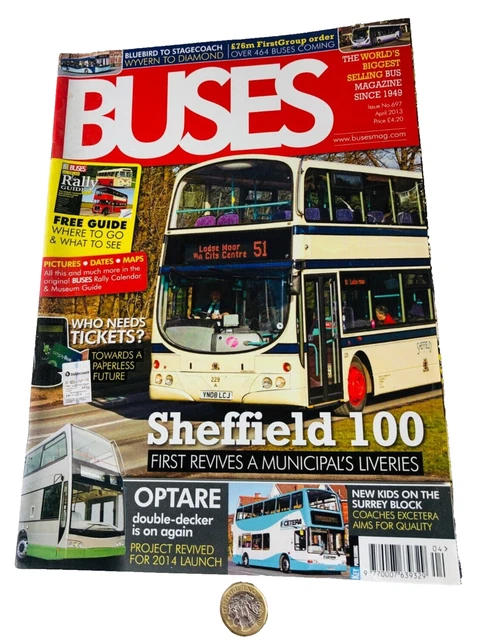 MAGAZINE BUSES BUS Mag April 2013 Ian Allan ra £6.30 - PicClick UK