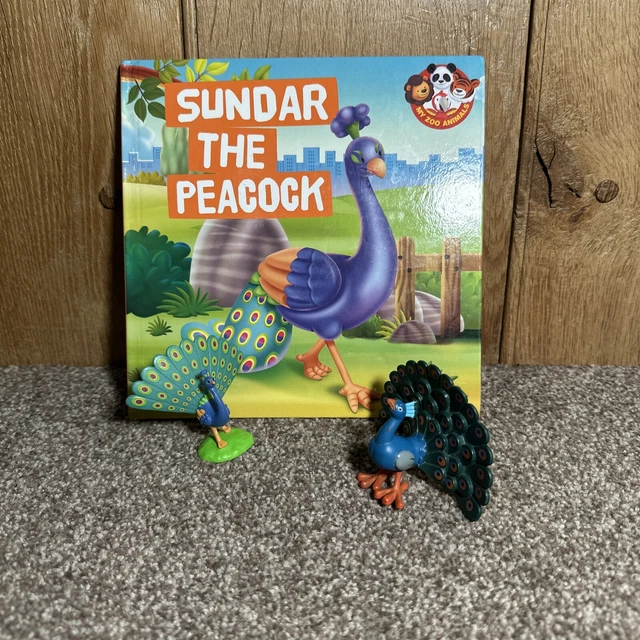 DEAGOSTINI MY ZOO Animal And Book Sundar the Peacock £4.99 - PicClick UK