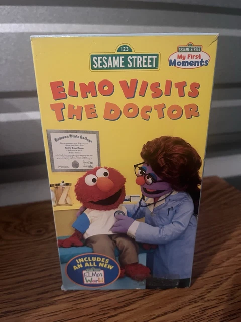 SESAME STREET ELMO Visits The Doctor VHS Tape 2005 All New Songs £4.12 ...
