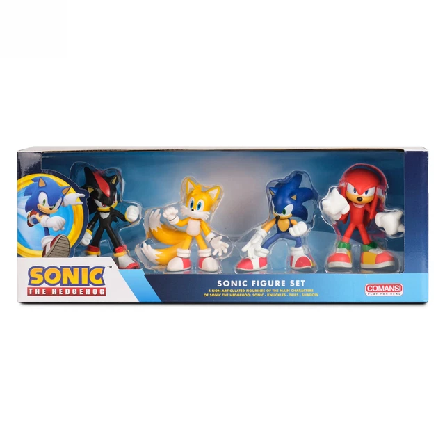 SONIC THE HEDGEHOG - Shadow / Tails / Sonic / Knuckles - Set de 4 ...