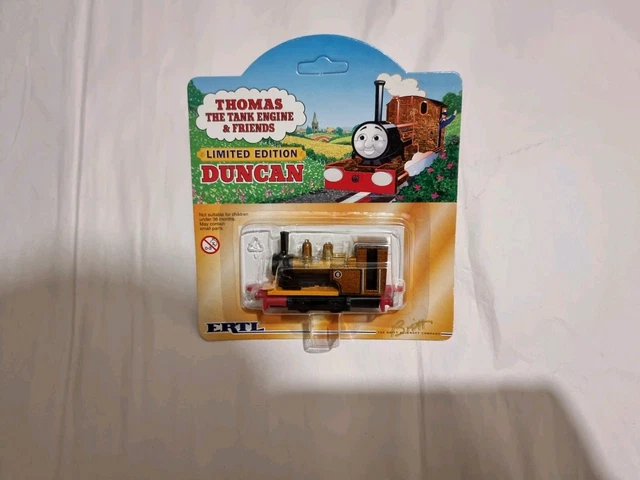 THOMAS THE TANK & Friends ERTL LIMITED EDITION METALLIC DUNCAN TRAIN ...