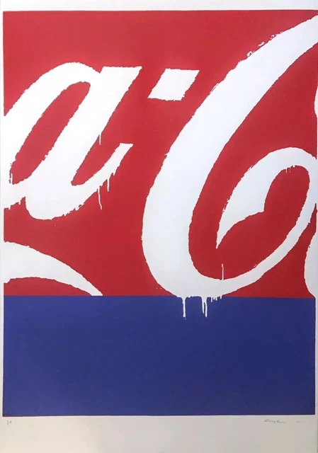 SCHIFANO MARIO - Coca-Cola - Propaganda 1988 - Serigrafia incorniciata ...