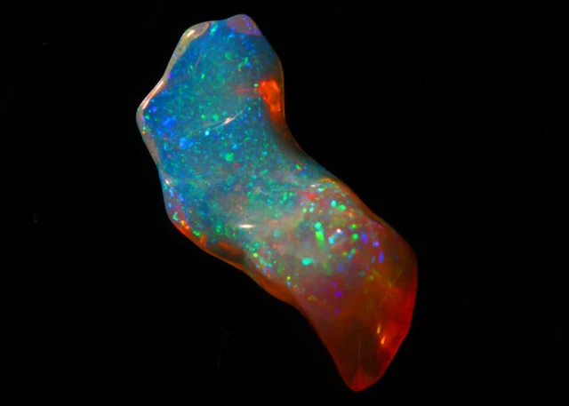 1.89CTS_EXCELLENT RARE SHAPE_100 % Natural Untreated Multi-Color Play ...