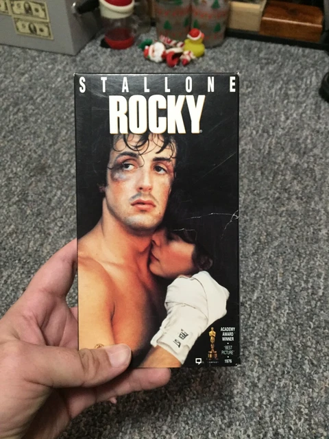 ROCKY VHS TAPE Sylvester Stallone 1976 Best Picture Academy Award ...