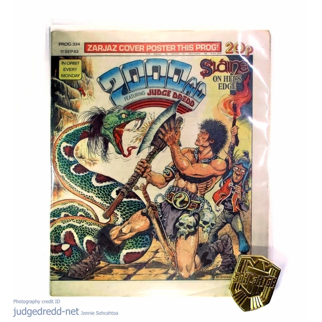 2000AD PROG 334 Judge Dredd Comic Book Issue Very Good to Excellent ...