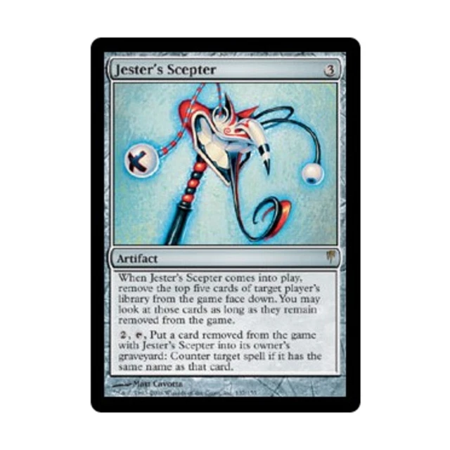 WOTC MTG COLDSNAP Jester's Scepter (R) (Foil) EX EUR 6,36 - PicClick FR