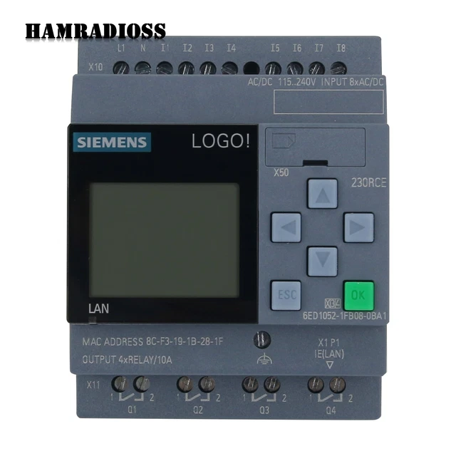 SIEMENS LOGO! 230 RCE - 6ED1052-1FB08-0BA1 /#G F7X 8619 $522.65 ...