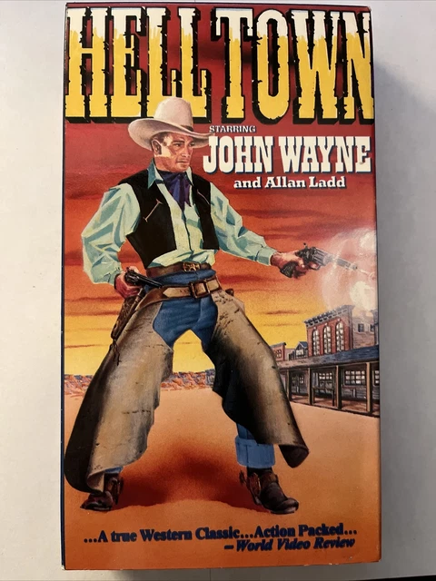 HELL TOWN VHS Tape John Wayne Western 1989 United American Video $9.00 ...