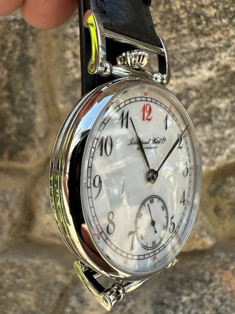 VINTAGE WATCH MOLNIJA Molnia IWC marriage Pearl Dial Cal.3602 $219.62 ...