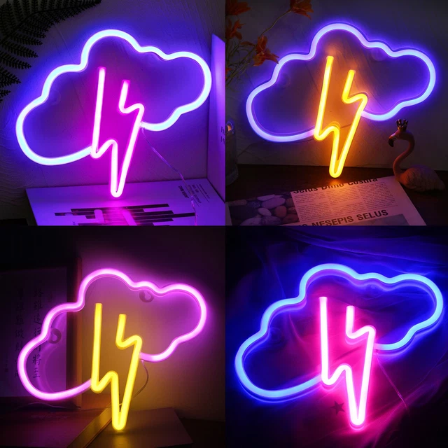 NEON SIGN LIGHT LED Wall Decorative Night Lights Hanging Bedroom Party ...