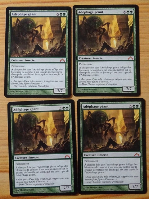 CARTE MAGIC : Adéphage Géant - Giant Adephage x4 - Rare Mythique - NM ...