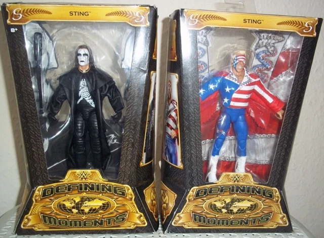 MATTEL WWE DEFINING Moments Sting Elite Wrestling Figure Bundle WWF WCW TNA AEW £47.00 - PicClick UK