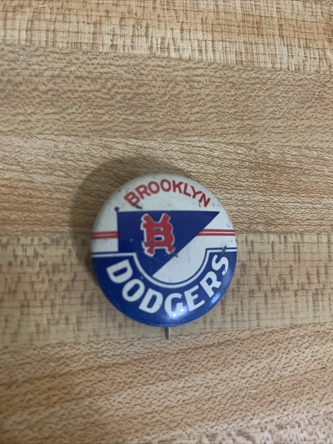 VINTAGE BROOKLYN DODGERS 1950s 1.2 Inch Pin Flag $45.99 - PicClick
