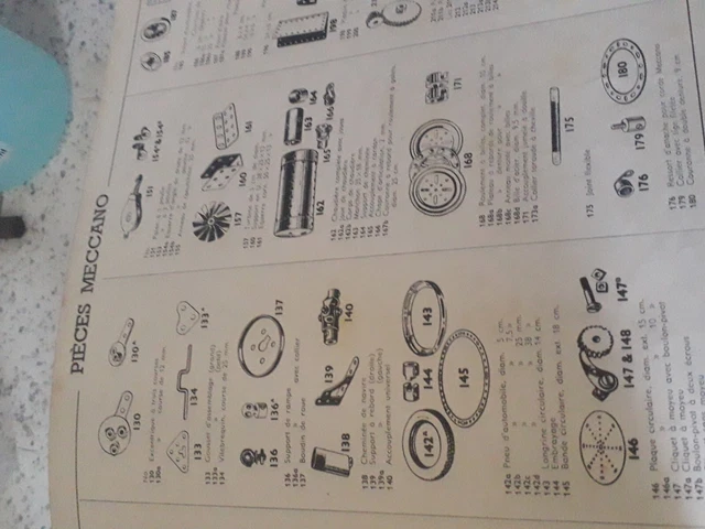 ANCIEN MANUEL D'INSTRUCTION Meccano 4 A EUR 15,00 - PicClick FR