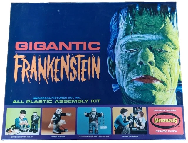 GIGANTIC FRANKENSTEIN, ALL Plastic Assembly Kit, Moebius Models ...