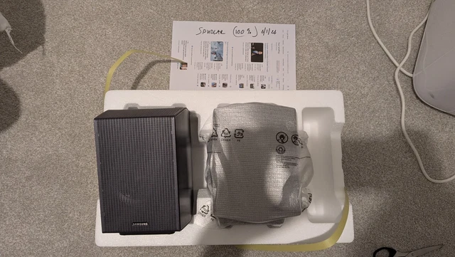 SAMSUNG HW-Q930F SOUND bar Satellite Speakers ONLY (Part no. PS-RQ930F ...