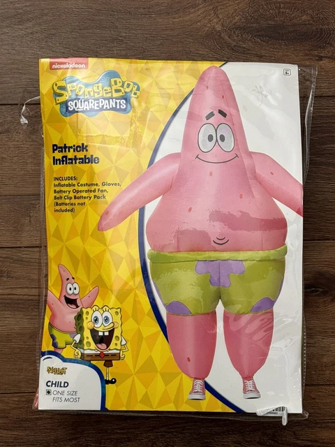 SPONGEBOB SQUAREPANTS PATRICK Star Inflatable Child Halloween Costume ...