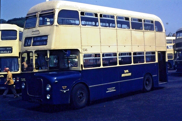 35MM BUS SLIDE WEST MIDLANDS PTE 6346 HA BMMO D9 / BMMO (ex MIDLAND RED ...